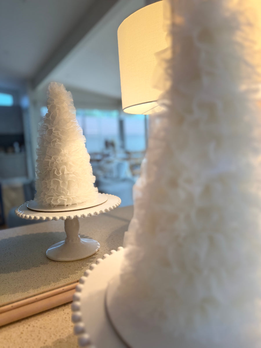 3 tier romantic ruffles - 2 sizes – Lushcups Designer Cupcakes