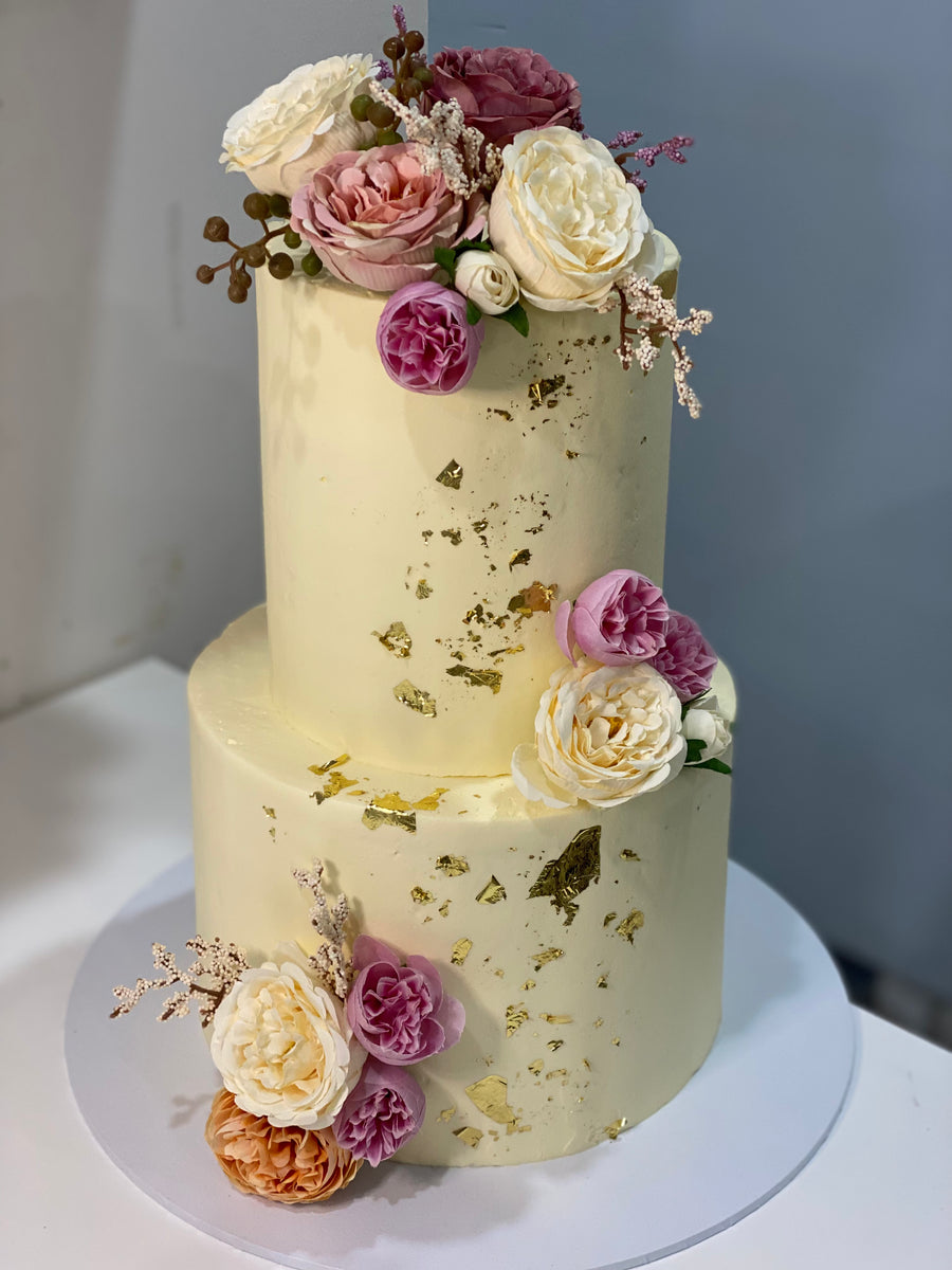 2 tier - peony please Cake – Lushcups Designer Cupcakes