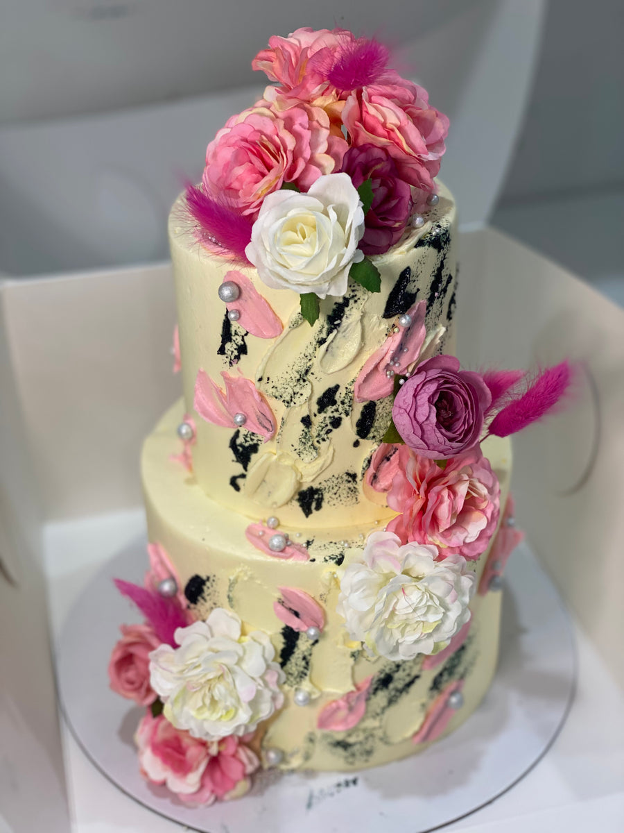 2 tier - HOTTIE Cake – Lushcups Designer Cupcakes